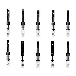 10 PCS Fountain Pen Short Converters Universal International Standard Size 2.6mm bore diameter