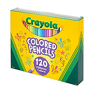 Crayola Colored Pencils Set (120ct), Bulk, Great for Adult Coloring Books, Gifts for Kids & Adults