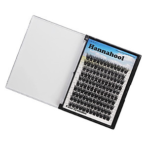 Large Tray,10-20mm to Choose DIY Eye Lashes Extensions 120 Cluster Wide Stem Eyelashes Soft and Lightweight Individual False Eyelashes Dramatic Look (12mm)