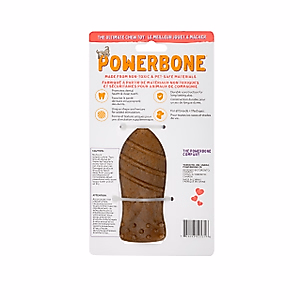 Power Bone Pet Chew Toy for Dogs - Durable, Non Toxic & Pet Safe - Best for Aggressive Chewers, Long Lasting Dental Health, Dog Teeth Cleaning, Dog Life Stages - Bottle 6.5''