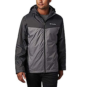 Columbia Men's Glennaker Sherpa Lined Jacket, Shark/City Grey, X-Large