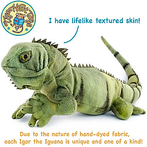 TigerHart Igor The Iguana - 26 Inch Long Stuffed Animal Plush Lizard