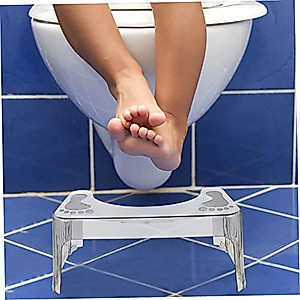 Bathroom Stool Plastic Stool Portable Stool Seat Kid Potty Swattypotty Potty Step Bidet Home Bathroom Footstool Foot Stool for Children Potty Stool for Kids Aldult Squatting Pan