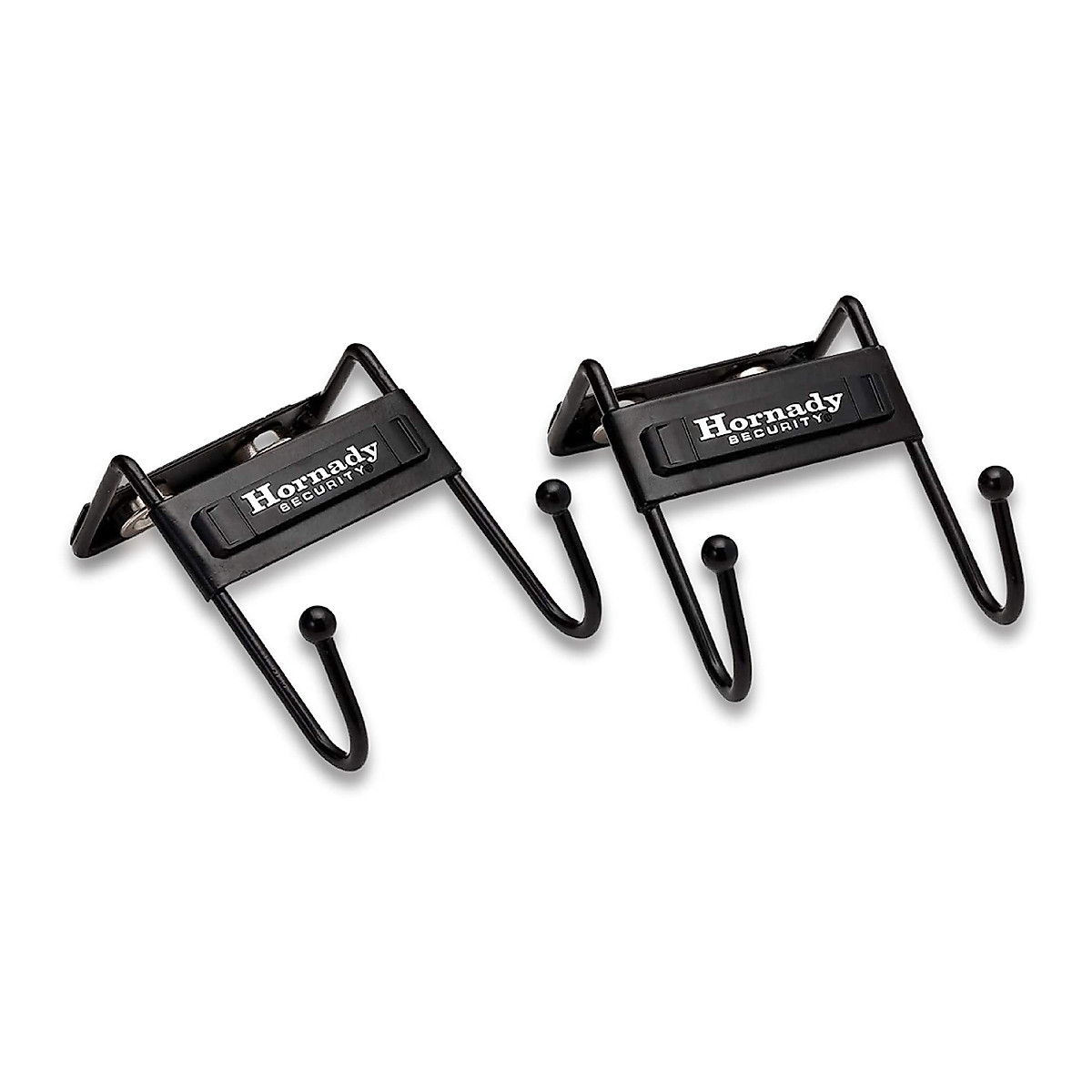 Hornady Magnetic Safe Hooks 95911, 2 Pack - Two-Pronged Hook with Non-Scratch Coating and Heavy Duty Magnets Rated for 35 Pounds Securely Organize Your Gear, Gun Case, Binoculars, Range Bags, & More