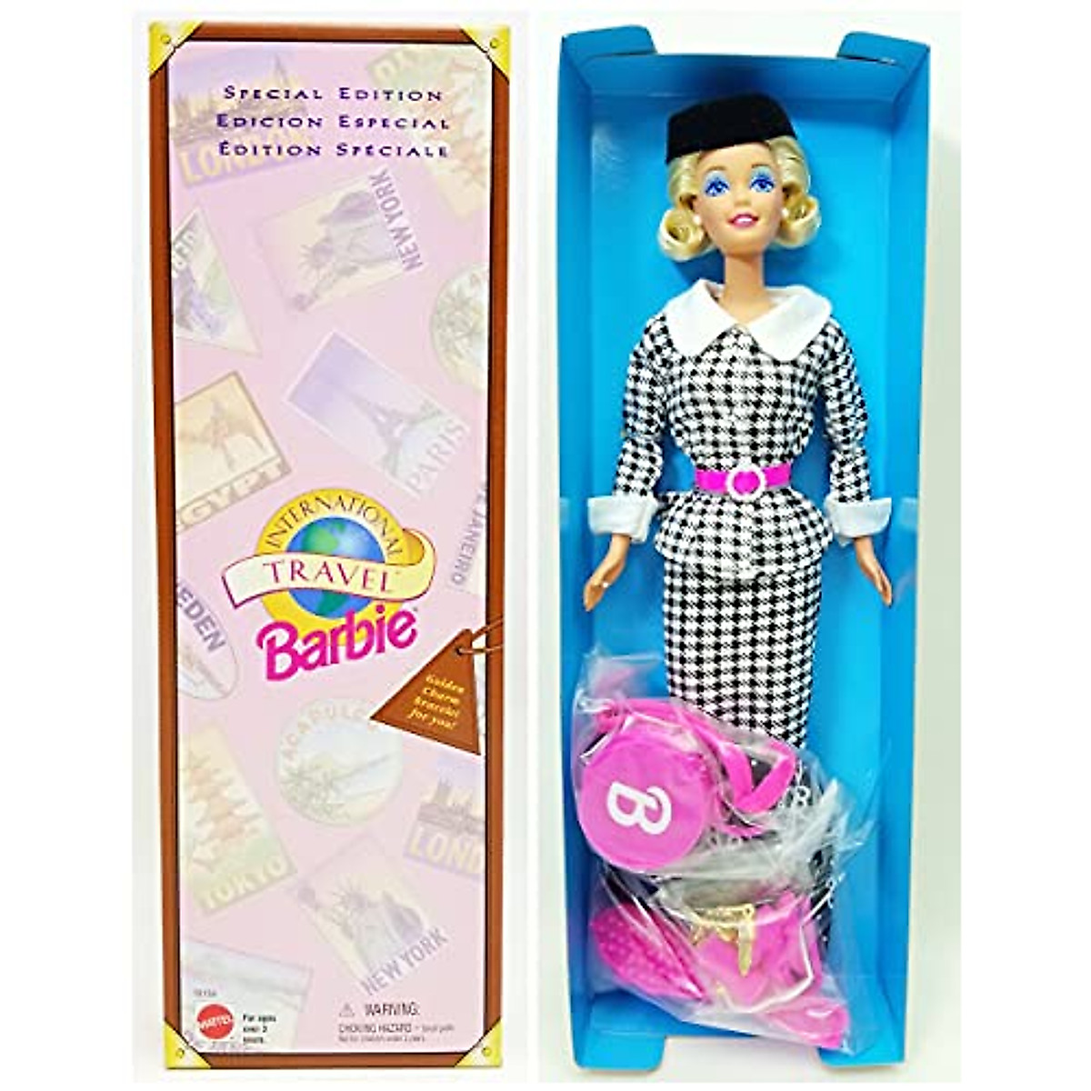 Barbie International Travel 2nd in Series 1995 - 16158 (Small Box)