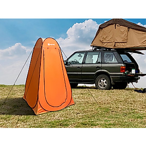 Tahoe Trails Pop Up Pod -Privacy Shower Tent - Portable Outdoor Indoor Changing Tent for Camping Hiking Beach Toilet Bathroom Dressing Room - with Carry Bag - Large