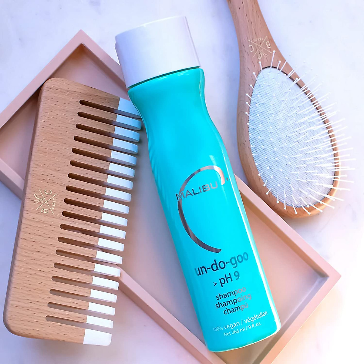 Malibu C Un-Do-Goo Shampoo (1 Packet) - Clarifying Shampoo to Remove Product Build Up + Resins from Hair - Shine Restoring, Moisturizing Cleansing Shampoo