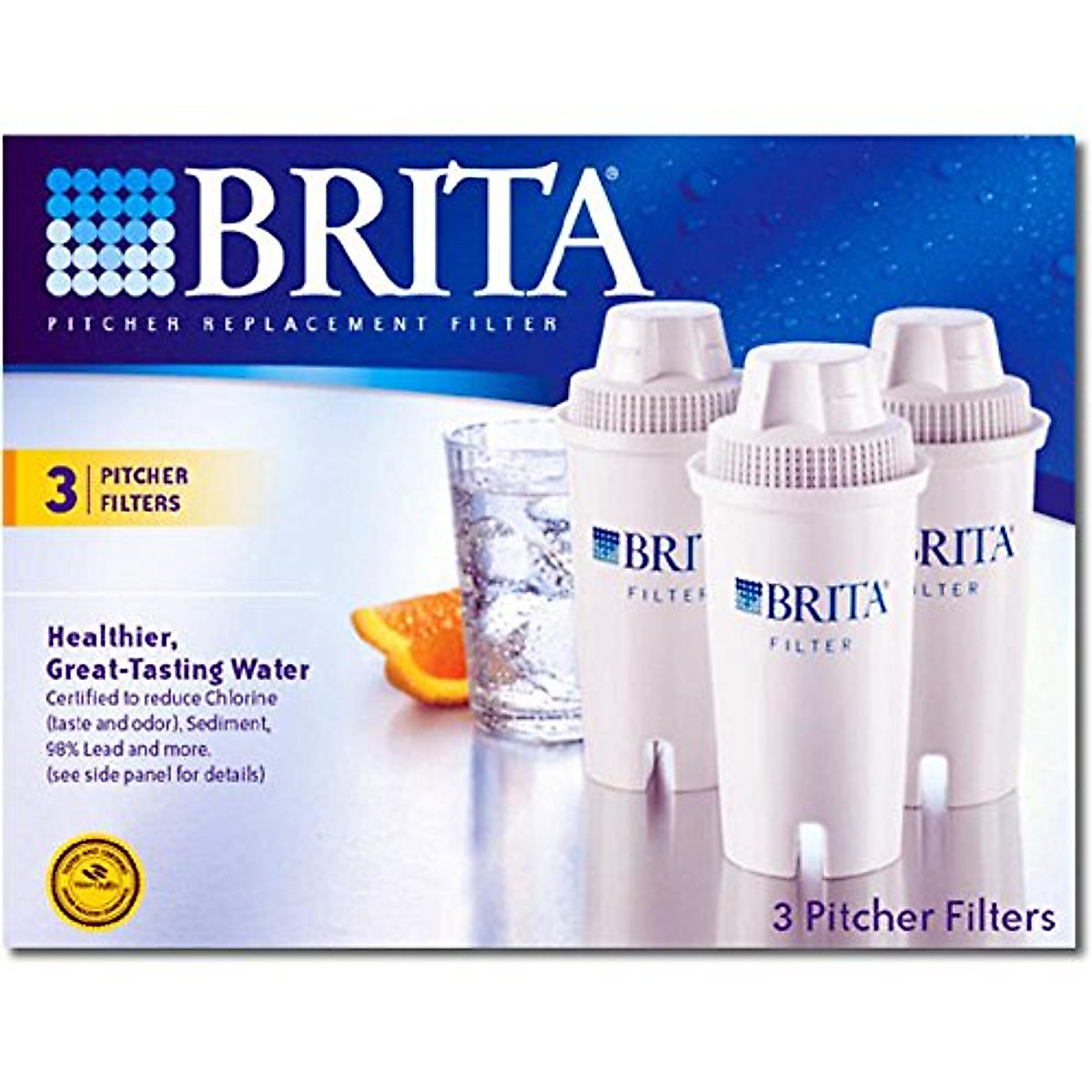 Brita Pitcher Copper 40 Gal. Fits All Brita Boxed