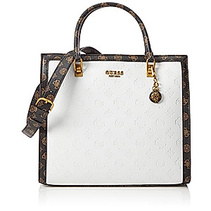 Guess ABEY PB855823 shopper bag white logo, White