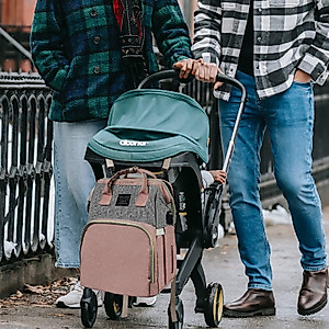 Fandiar Diaper Bag with Changing Station, Diaper Bags for Baby Girl Boy Multi-Function Travel Portable Bassinet Backpack Mommy Bag, Large Capacity, Water Resistant and Stylish