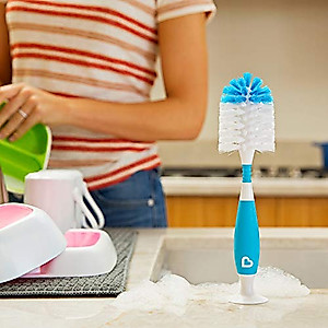 Munchkin® Bristle™ Bottle Brush, Blue, 2 Pack