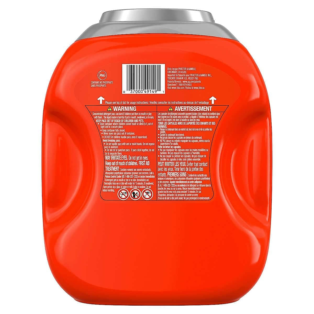 Tide PODS, Liquid Laundry Detergent Pacs, April Fresh, 104-count