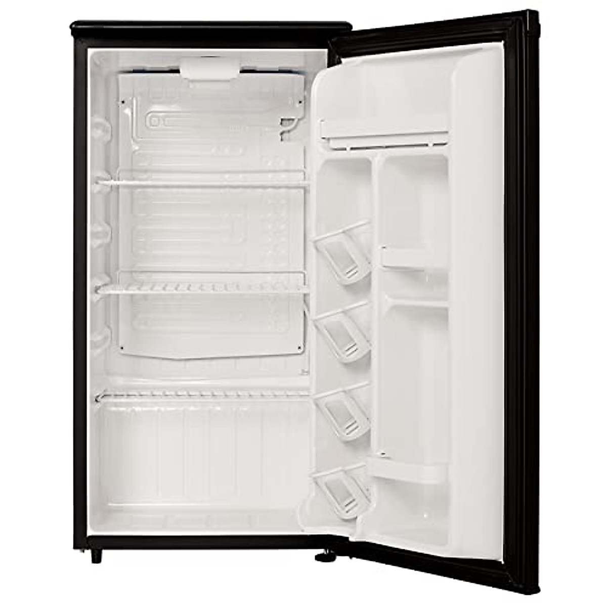 roomwell 3.3 Cu Ft Mini Fridge Compact All Refrigerator without Freezer, Single Door Small Refrigerator REFNFR3300, Black