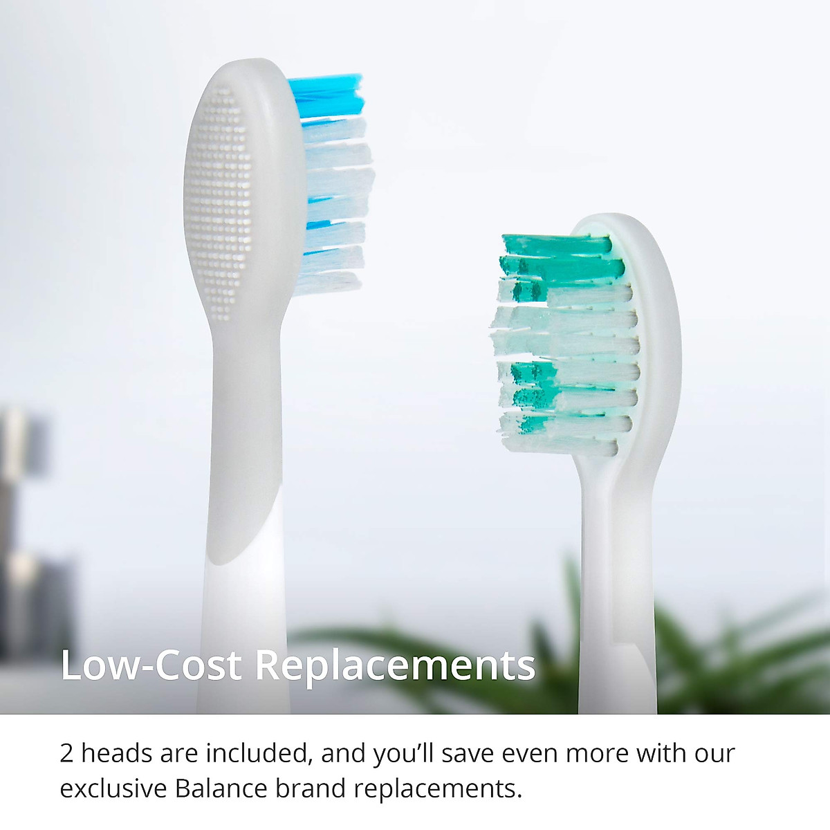 Sonic Electric Toothbrush by GreaterGoods, Home Oral Care Kit Includes Rechargeable Battery, Charger, Holder, & Replacement Heads