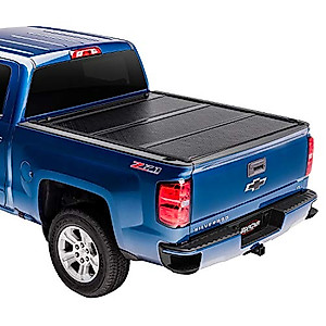 UnderCover Flex Hard Folding Truck Bed Tonneau Cover | FX11018 | Fits 2014 - 2018, 2019 LTD/Lgcy Chevy/GMC Silverado/Sierra 1500 5' 9" Bed (69.3")