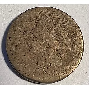 1859 P Indian Head Penny Cent Seller Almost Good