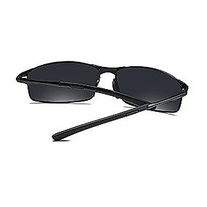 COTIA Sports Full Reading Sunglasses Men's Polarized Outdoor Driving Classic Reader Presbyopic Goggles Sun Glasses Diopter (black, 2.5)