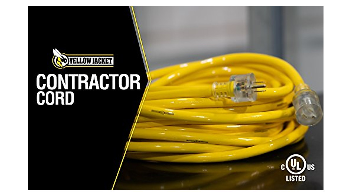 Yellow Jacket 50ft Heavy-Duty Contractor Extension Cord