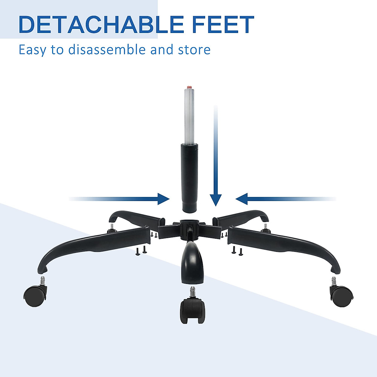 FelixKing Office Chair, Ergonomic Desk Chair, Breathable Mesh Computer Chair Swivel Home Desk Gaming Chair with Wheels and Flip-up Armrests, Adjustable Height for Conference Room (Black)