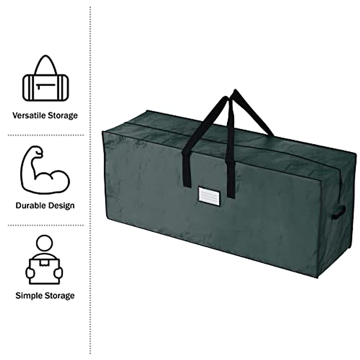 Elf Stor Bag for Christmas Tree Storage, (2) Large Bags - Green