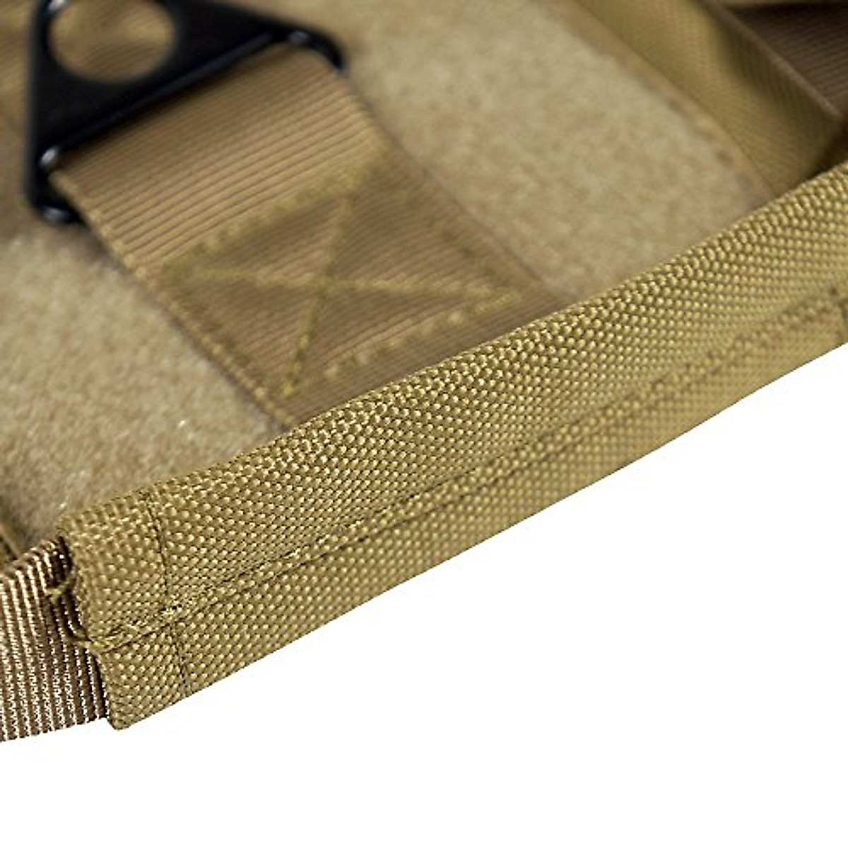 LIVABIT [ Tan ] Canine Service Dog Tactical Molle Vest Harness Large