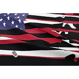 Bodhi Twin Boys Comforter,American Flag Comforter,Kids Bedding Set for Boys,Black and Red Army Comforter Set with Matching Pillowcase,Gun Comforter Bedding Set.