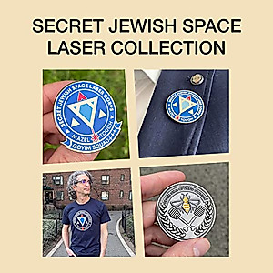 Dissent Pins - Secret Jewish Space Laser Corps T-Shirt - Navy - M