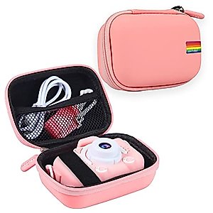 Leayjeen Kids Camera Case Compatible with Goopow/CIMELR/GKTZ/Xinbeiya/ArtCWK/Gofunly and More Toys Digital Camera & Video Camera and Accessories (Case Only)