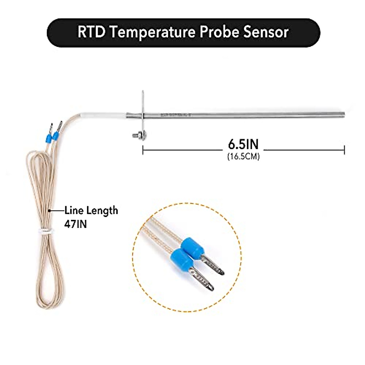 Stanbroil Replacement for Traeger Digital Controller Kit, Upgraded BBQ Temperature Controller with 7" RTD Temperature Sensor Probe Fit for Traeger Pellet Grills