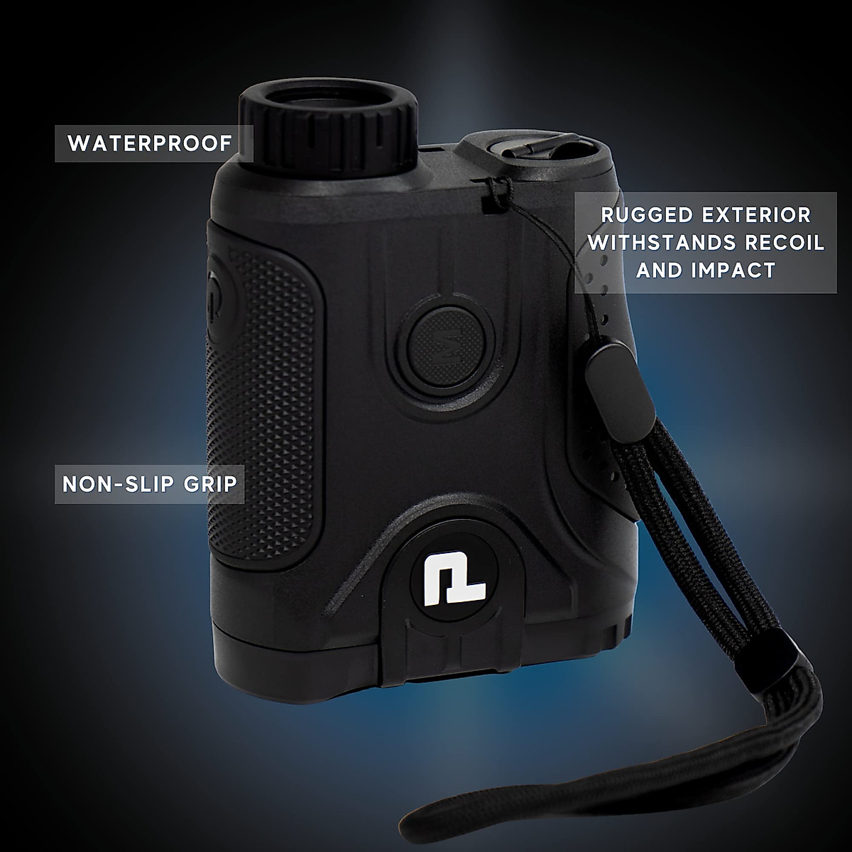 Laser Rangefinder for Hunting or Archery, 800 Yard Range Finder with Lanyard and Soft Shell Carrying Case, Outdoor Sights and Optics Gear