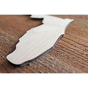 Any State,All Sizes Wood Wall CutOut Decor Hanging State Decoration Plaque Texas, Pennsylvania, California,Florida,Washington Etc