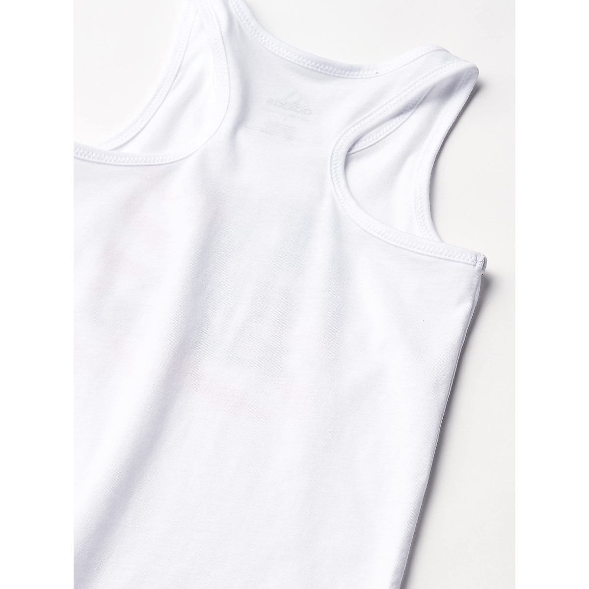 adidas girls Tank & Sport Skirt Shorts Set, White, 4-8 Years US