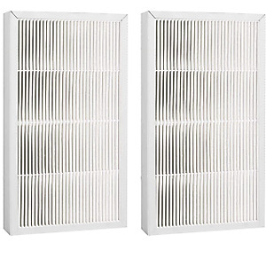 Fette Filter - True HEPA AirPurifier Filter Replacement Filter, 9" x 15" Compatible With 3M Filtrete FAPF02 & FAPF024 for model # FAP01-RMS, FAP02-RMS, FAP02 - Pack of 2