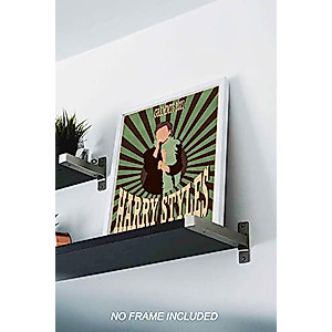 IZOOMIHOME Harry Styles Poster, Vintage Music Posters, Album Cover Inspired Wall Art, Music Posters (Set of 6, 8in x 10in, Unframed)