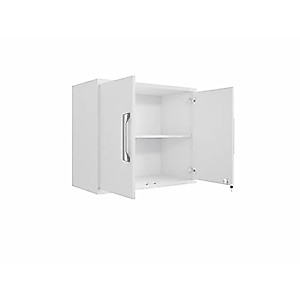 Manhattan Comfort Eiffel 6-Piece Garage Storage Set in White