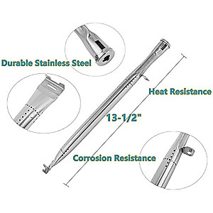 Heat Plates and Burners Replacement for Dyna-Glo BBQ Grill Models DGF350CSP, DGF350CSP-D, 2 Pack