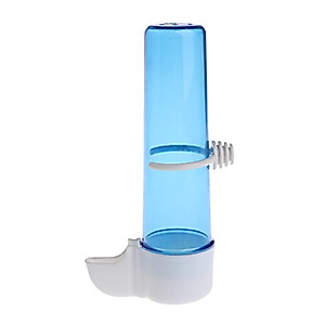 Youngy Parrot Feeder Automatic Water Drink Container Food Dispenser Cage Birds Supplies - L