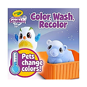 Crayola Scribble Scrubbie Pets Arctic Snow Explorer, Color & Wash Creative Toy, Gift for Kids, Age 3, 4, 5, 6