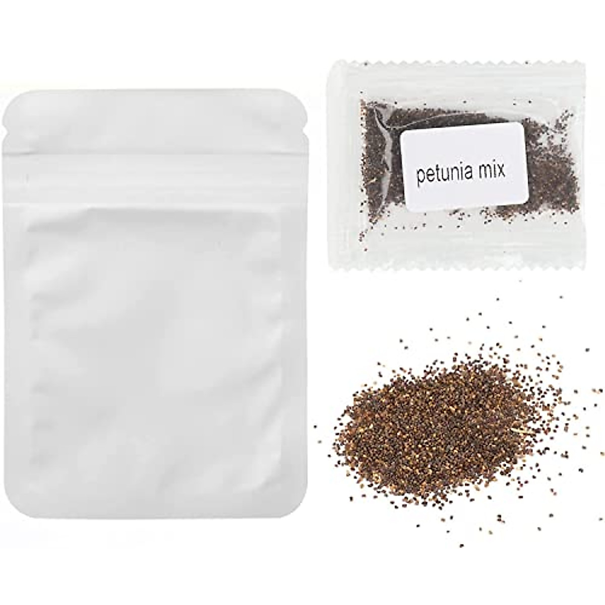 1000+ Petunia Seeds Mixed - 8 Colored Flower Annual Petunia Climbing Flower Seeds for Hanging Basket