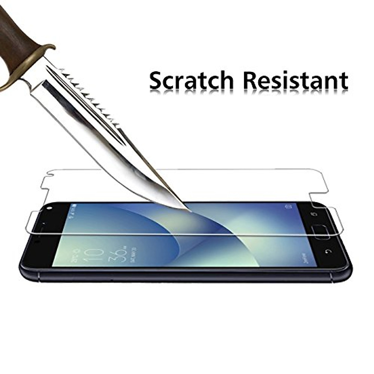 AQGG Tempered Glass Film + Cover for Oukitel C22 [5.86"], 9H Hardness Screen Protector and Soft Silicone Case Bumper Shell Transparent Protective TPU Cases -Girl