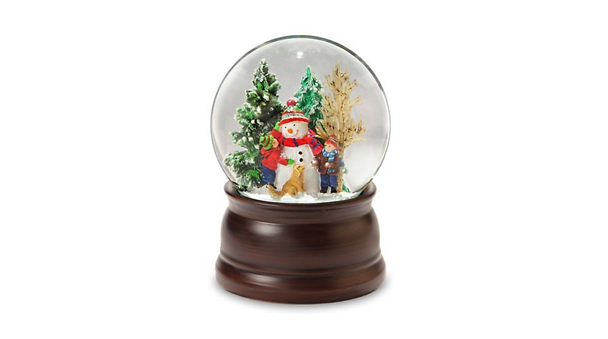 Snowman and Friends Snow Globe - Festive Holiday Decor