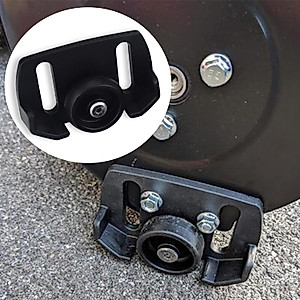 2-Pack 490-241-0038 Snow Blower Rolling Skid Shoes Compatible with MTD Two Stage Snow Blower, Fits Machines with 2-3/4" and 3" Bolt Centers. Includes 4 Washers & Sets of 4 Bolts and Nuts