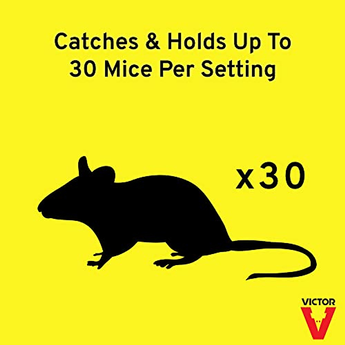 Victor M308 TIN CAT Clear Top Mouse Rat Trap, Pack of 12, Silver