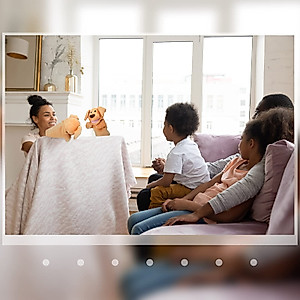 Zomiboo Hand Puppets Soft Animal Hand Plush Toy with Movable Mouth Imaginative Pretend Play Stocking Storytelling Interactive Toy (Dog)