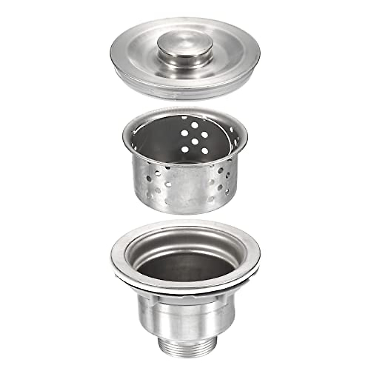 MECCANIXITY Sink Drainer Kit, Adjustable Flexible Drain Pipe Kit with Seal Ring for Kitchen Bathroom, Gray Green