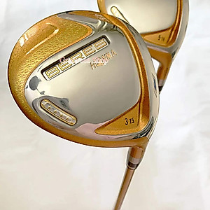 Mens Golf Clubs honma beres s-07 4 Star Golf Wood Set Driver+2 Fairway Wood with Graphite Golf Shaft R S or SR Flex Headcover Graphite R Flex 9 5