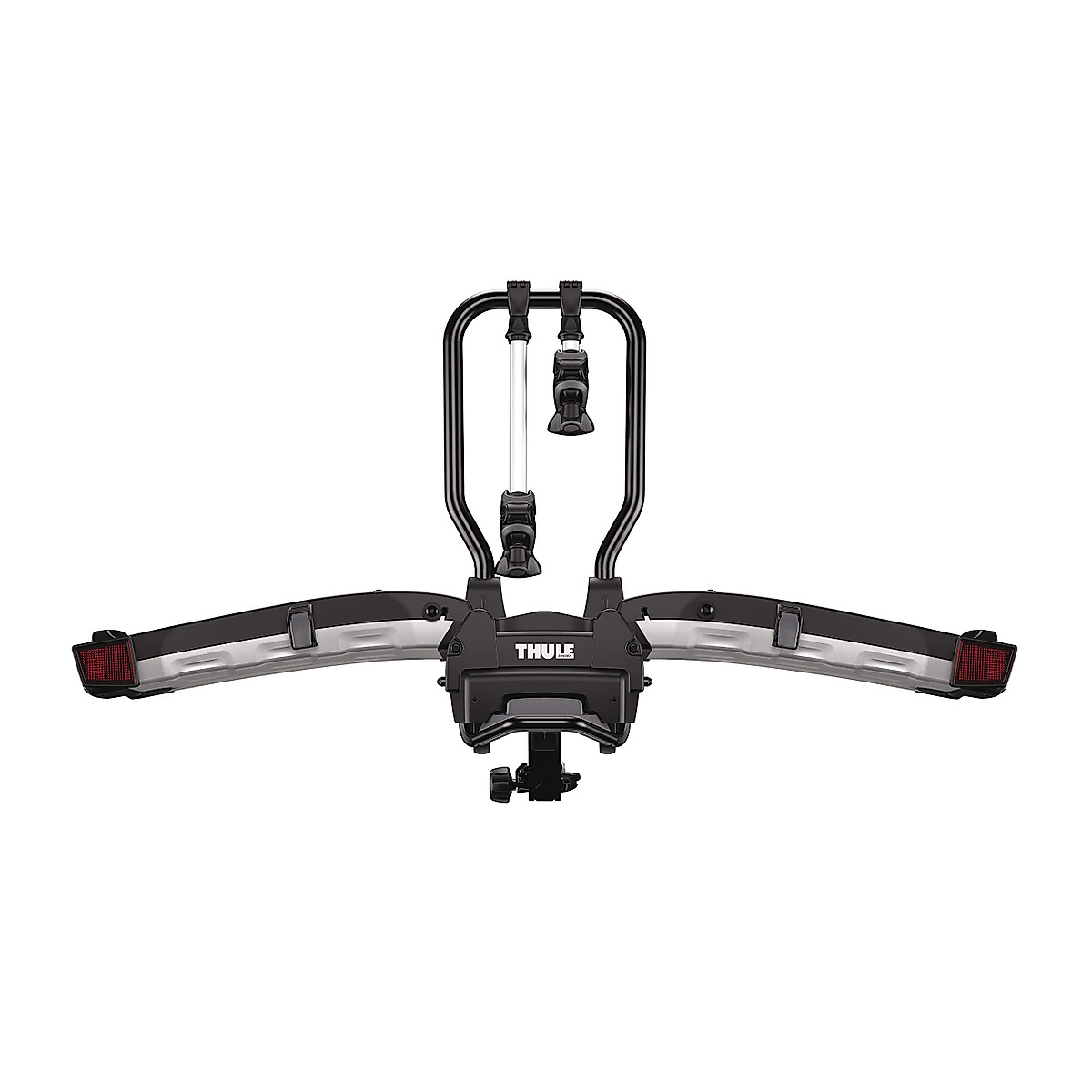 Thule EasyFold XT 2 Hitch Bike Rack - E-Bike Compatible - Fits 2" and 1, 1/4" receivers - Tool-Free Installation - Fully Foldable - Easy Trunk Access - Fully Locking - 130lb Load Capacity