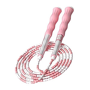 INOOMP 5pcs bamboo skipping rope fitness jump rope beaded jump rope jump rope for adults kids jump rope skipping jump rope jump rope for kids 8-12 girls jump rope adjustable jumping rope