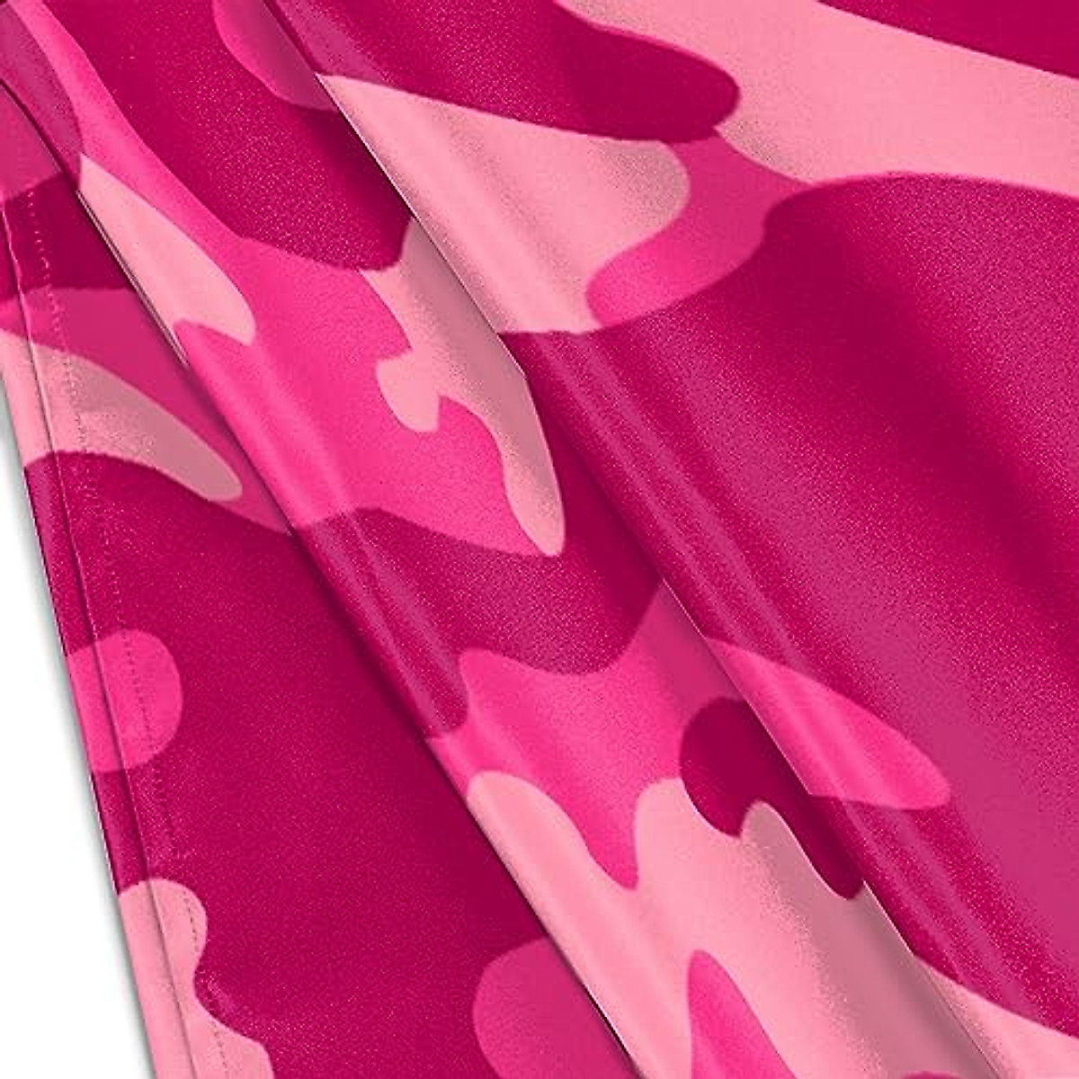 Camo Camouflage Pattern Satin Pillow Cases Silk Satin Pillowcase for Hair and Skin Standard Set of 2 Super Soft Silk Pillowcase with Envelope Closure (20x26 in)