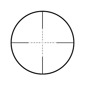 Vantage Riflescope 3-9X50, 1", Mil Dot (Wire)
